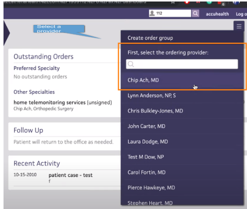 How to Refer a Patient to Accuhealth Telemonitoring Services from Athena
